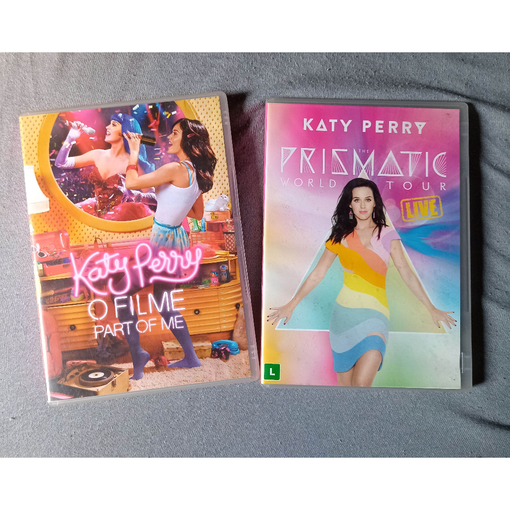 Kit Katy Perry | Dois Dvds | O Filme: Part of Me e Prismatic World Tour ...