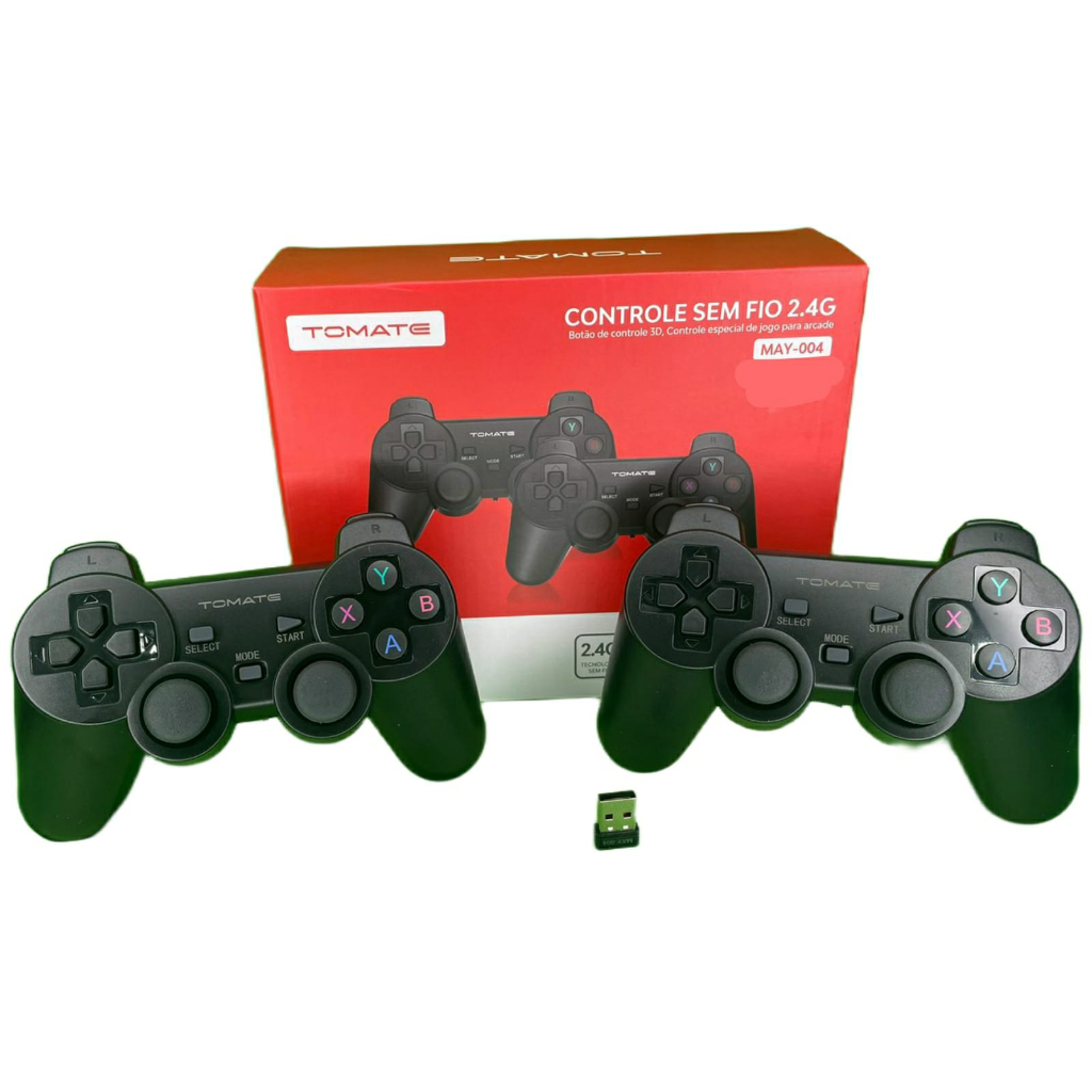 Controle para Playstation 2 Sem Fio | Controle PS2 Sem Fio tomateMAY ...