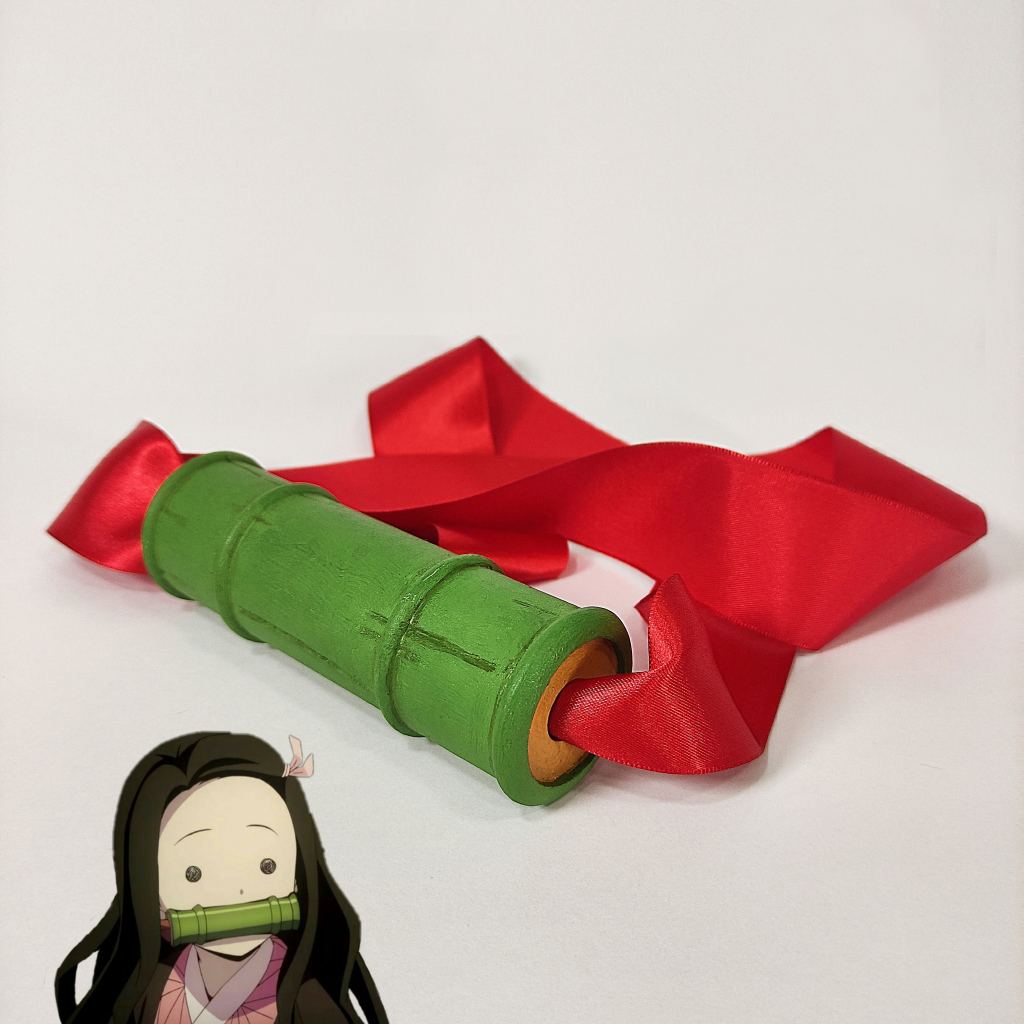Bambu Nezuko Kamado Cosplay | Kimetsu No Yaiba/Demon Slayer | Shopee Brasil