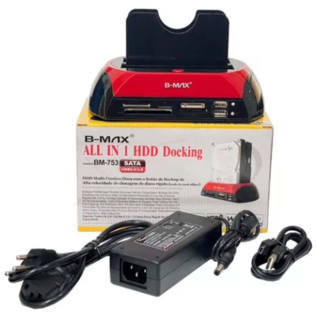 Dock Station Leitor de HD / SSD | Shopee Brasil