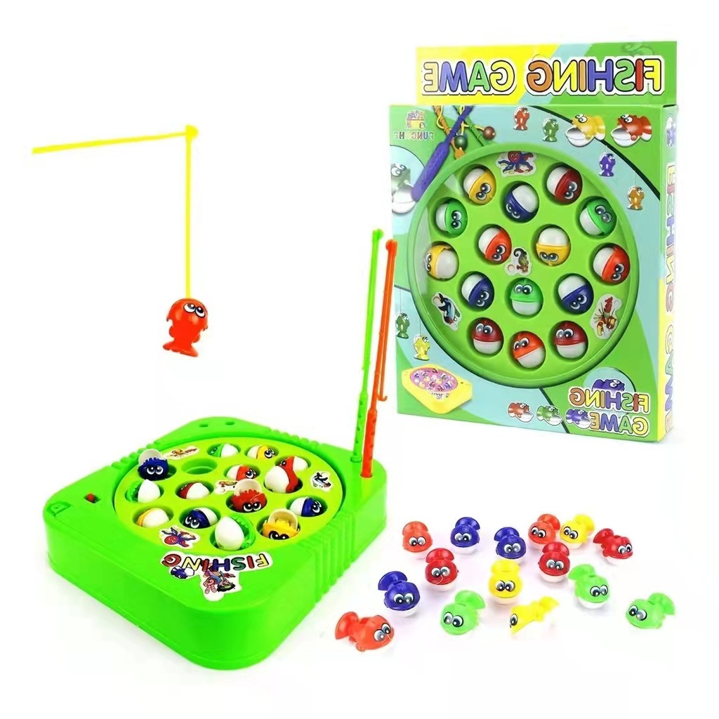 Brinquedo Pescaria Pega Peixe Maluca Jogo Infantil Crianças 3 Varas ...