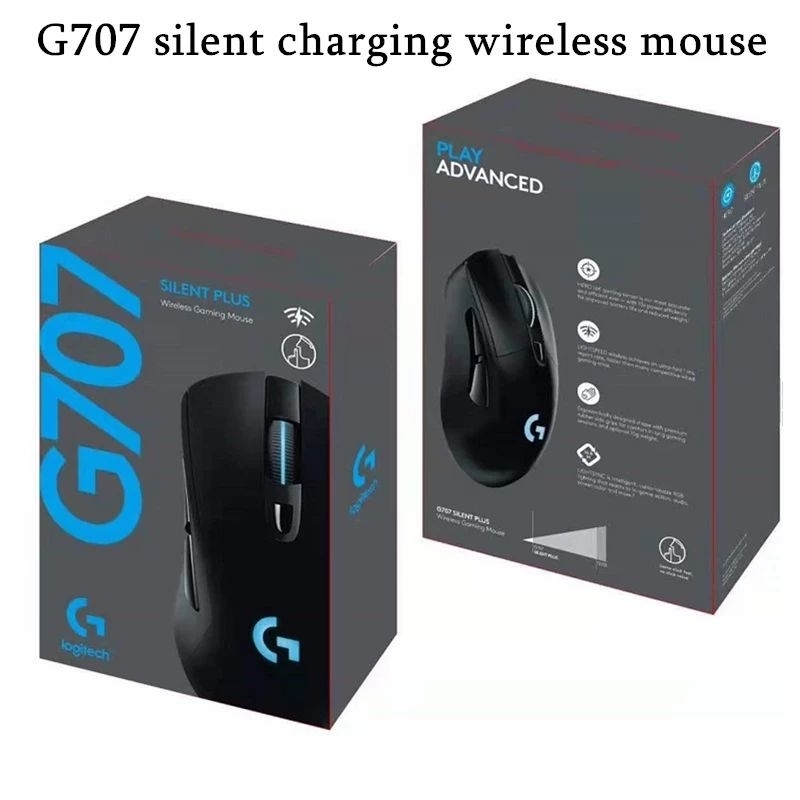 Mouse Gamer Logitech g707 RGB HERO 16K 16000Dpi | Shopee Brasil