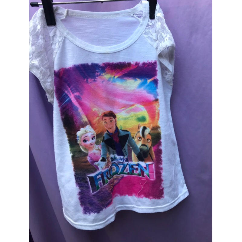 Blusa Frozen • Moda infantil [ BRECHÓ ] | Shopee Brasil