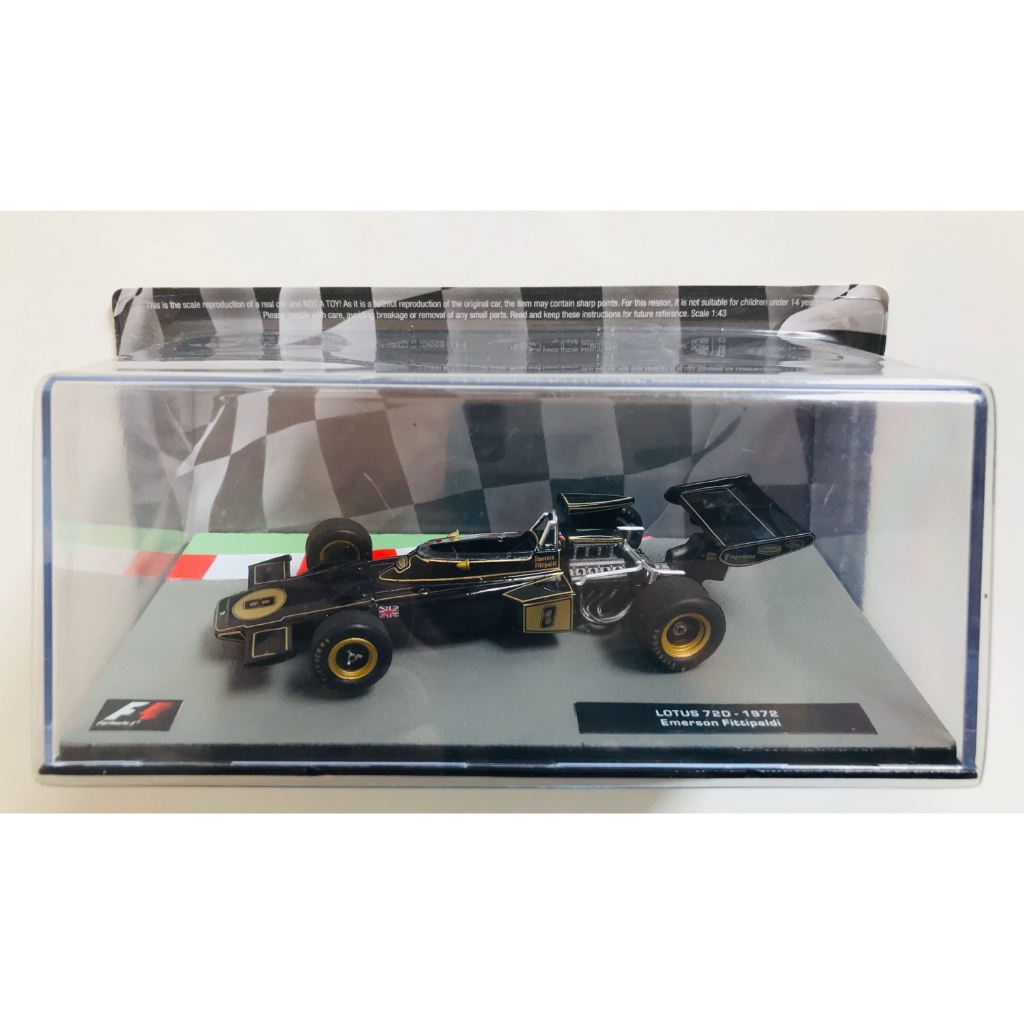 Miniatura Lotus 72D - Emerson Fittipaldi W. Champion F1 1972 - Fórmula ...