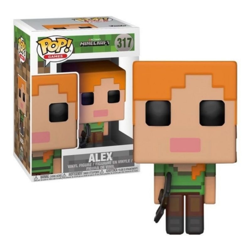 Funko Pop Minecraft Alex 317 | Shopee Brasil