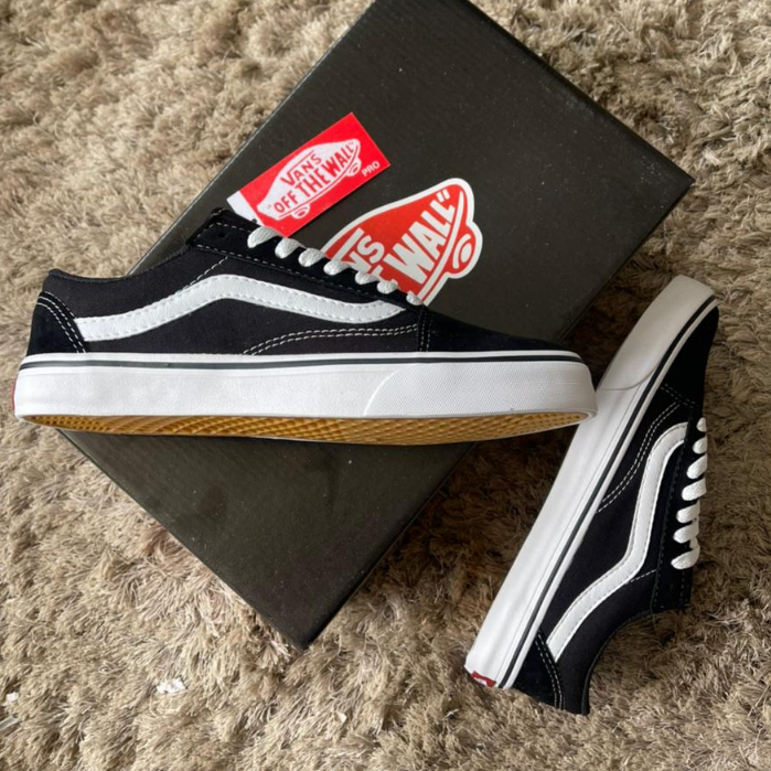 Tenis Escolar Vans Old Skoll Tradicional Unissex Skate Envio Full ...