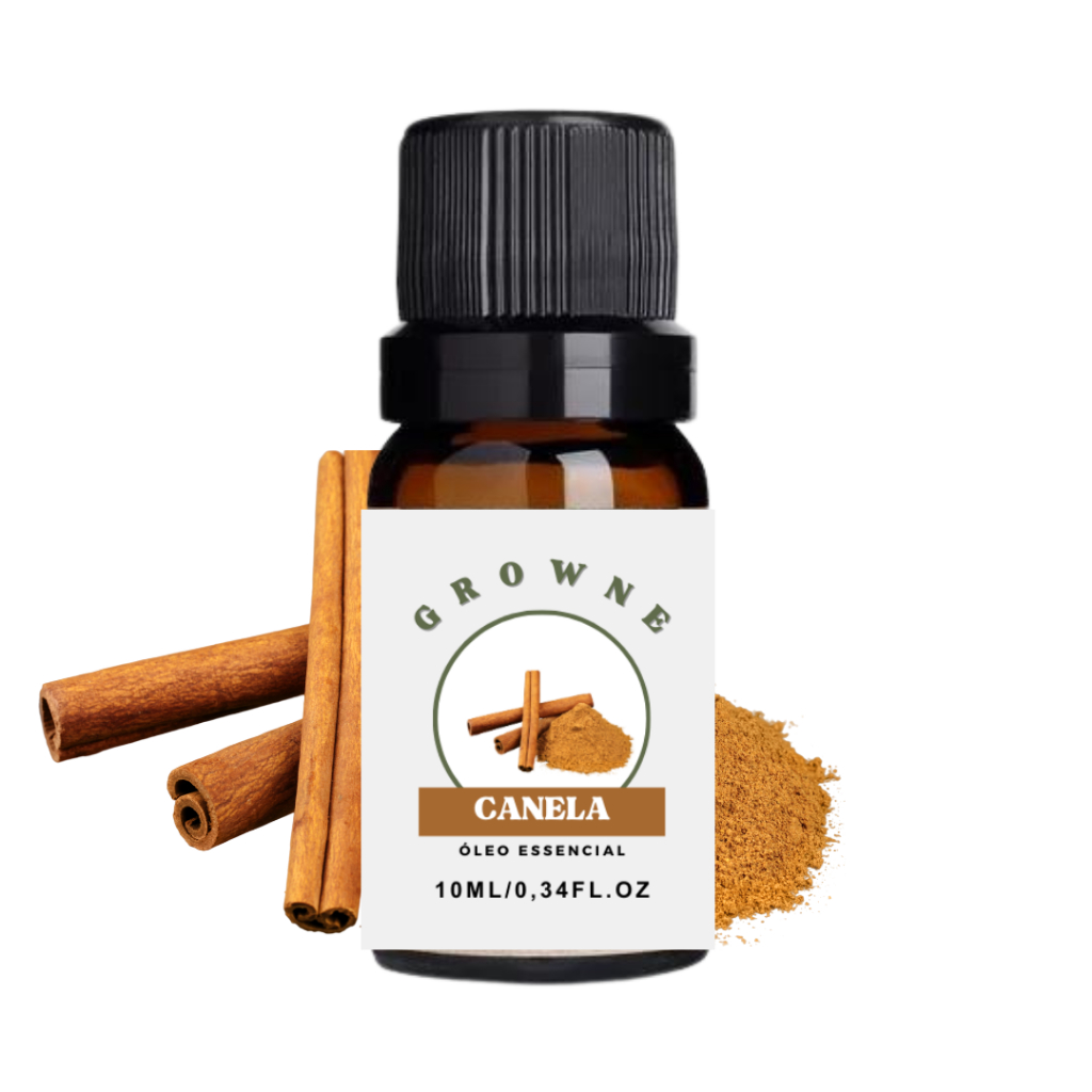 Óleo Essencial Canela 100% Puro - 10 ML - Growne | Shopee Brasil