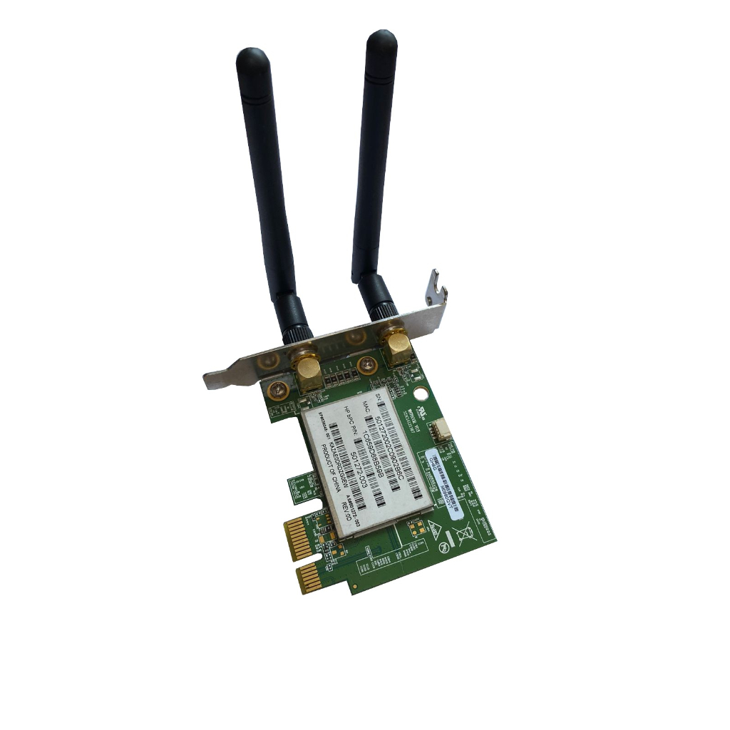Placa de Rede Adaptador Wireless Wifi Pci Express 300mbps c/ 2 antenas | Shopee Brasil