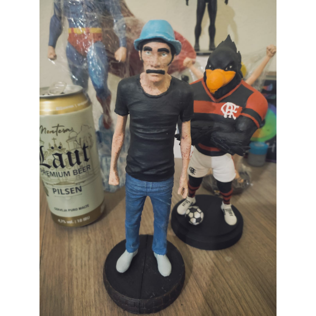 Boneco Seu Madruga Turma Do Chaves Estátua Colecionáveis 3D | Shopee Brasil