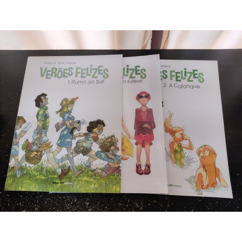 Quadrinho Verões Felizes Editora Sesi - 3 volumes | Shopee Brasil
