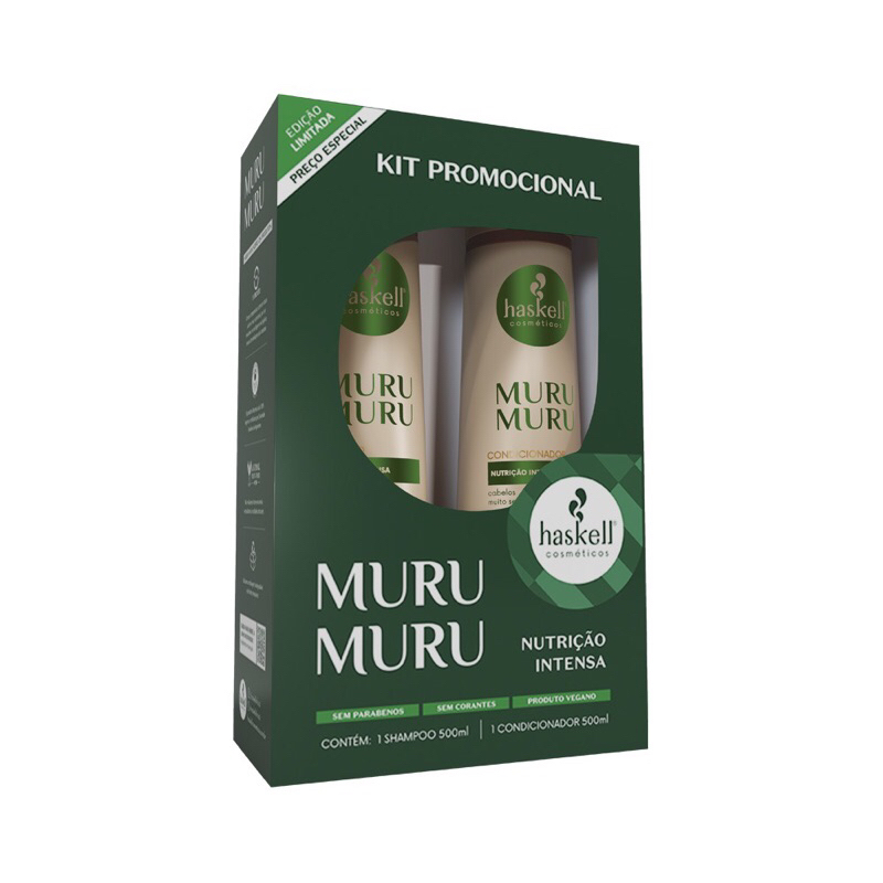 Kit Haskell Murumuru 500ml (2 produtos) | Shopee Brasil
