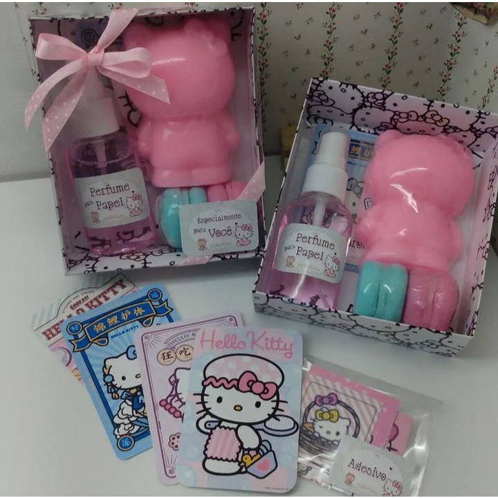sabonete artesanal kit hello kitty new Soapssy | Shopee Brasil