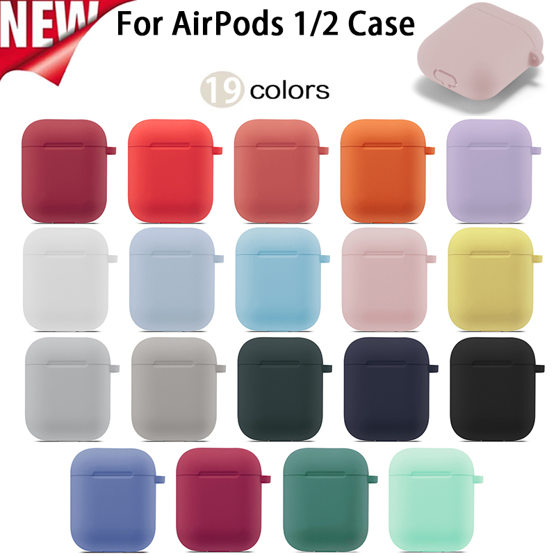 Capa Case Silicone Protetora com mosquetão Para fone apple AirPods 1 E ... Capa Case Silicone Protetora com mosquetão Para fone apple AirPods 1 E ...