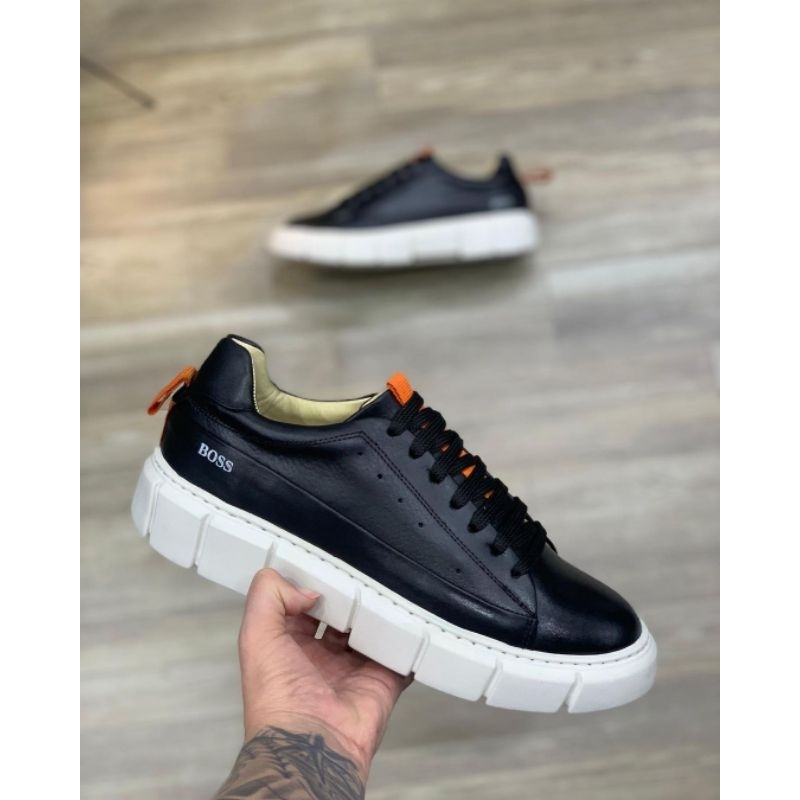 Tênis Sapatênis Masculino Hugo Boss Premium Pronta Entrega | Shopee Brasil