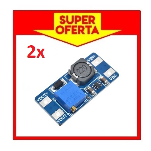 2 Regulador De Tensão Mt3608 Conversor Step Up Shopee Brasil 