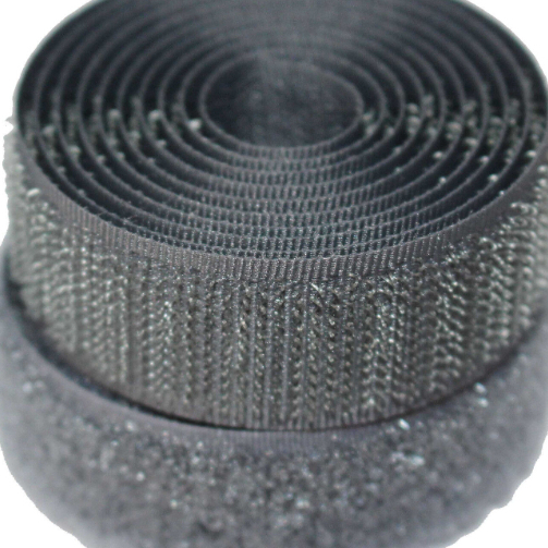 Velcro Fecho De Contato Para COSTURA 50mm 1 Metro Macho + Femea CINZA ...