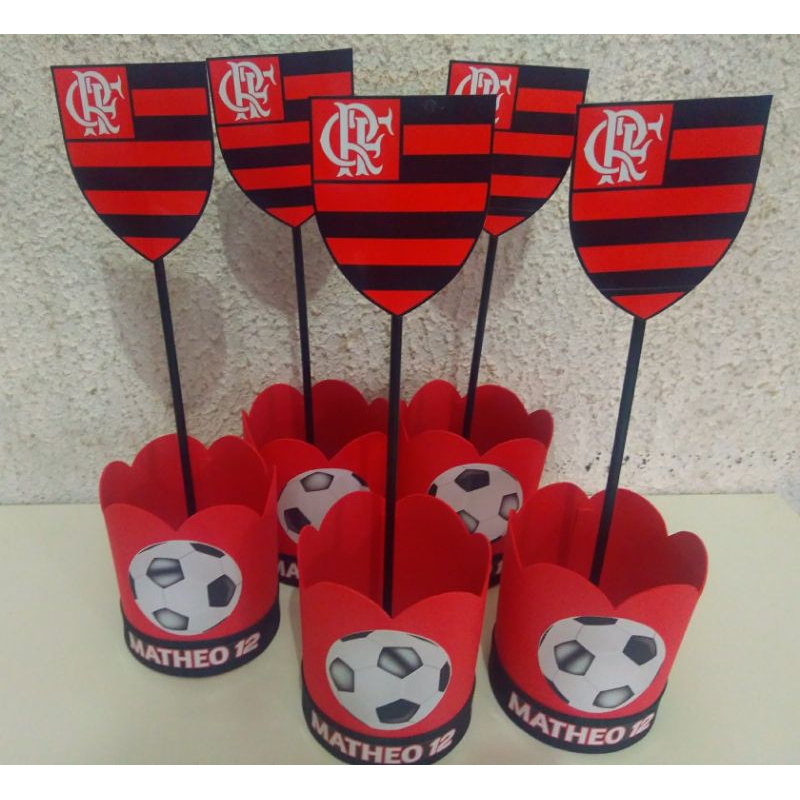 10,12,15,20,24 und / Centro de mesa Flamengo | Shopee Brasil
