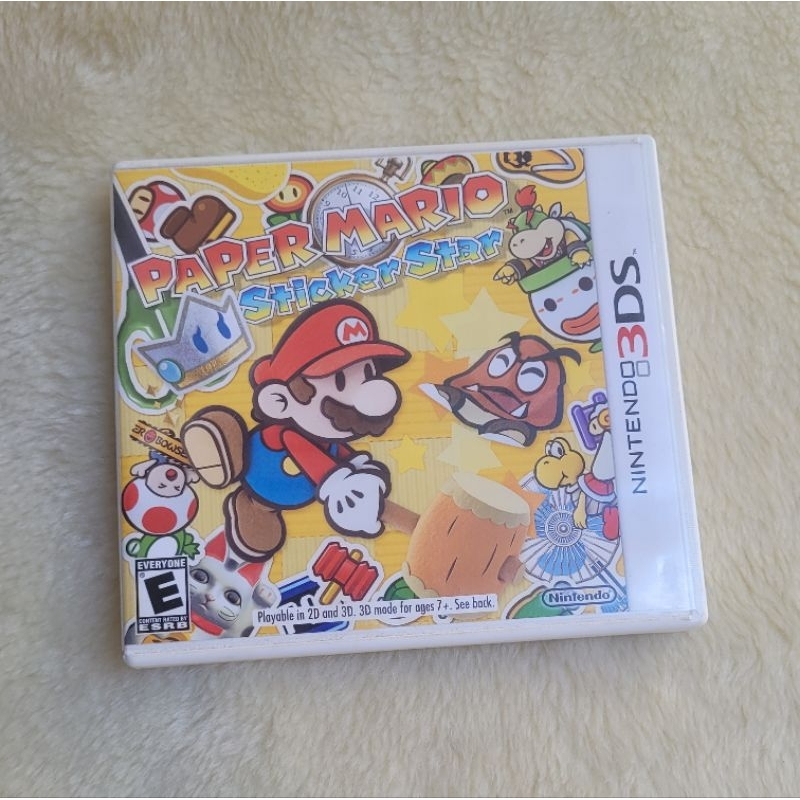Jogo Nintendo 3ds - Paper Mario Sticker Star | Shopee Brasil