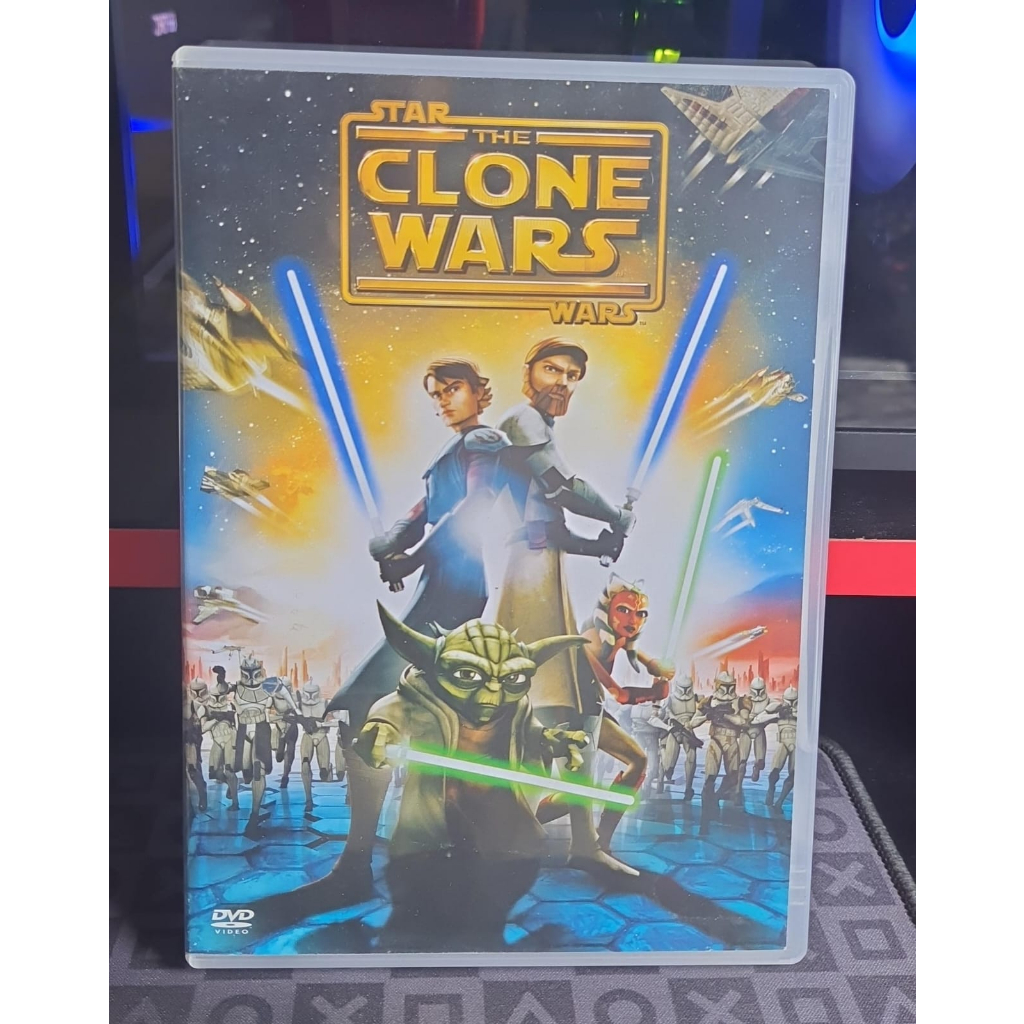 DVD Star Wars - The Clone Wars | Shopee Brasil