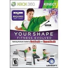 KINECT YOUR SHAPE FITNESS EVOLVED XBOX 360 - X360 MIDIA FISICA ORIGINAL | Shopee Brasil