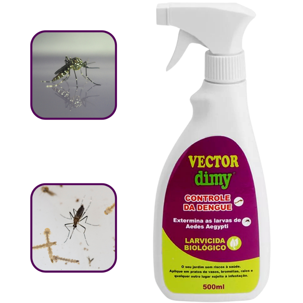 Vector Anti Fungus Gnats E Mosquito Da Dengue 500ml - Dimy | Shopee Brasil