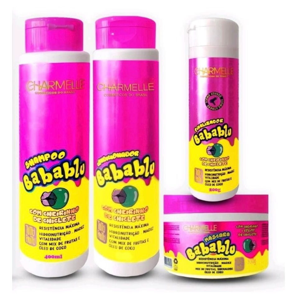 KIT BABABLU CHARMELLE COSMÉTICOS BABALU TUTTI FRUTTI COM CAIXA ...