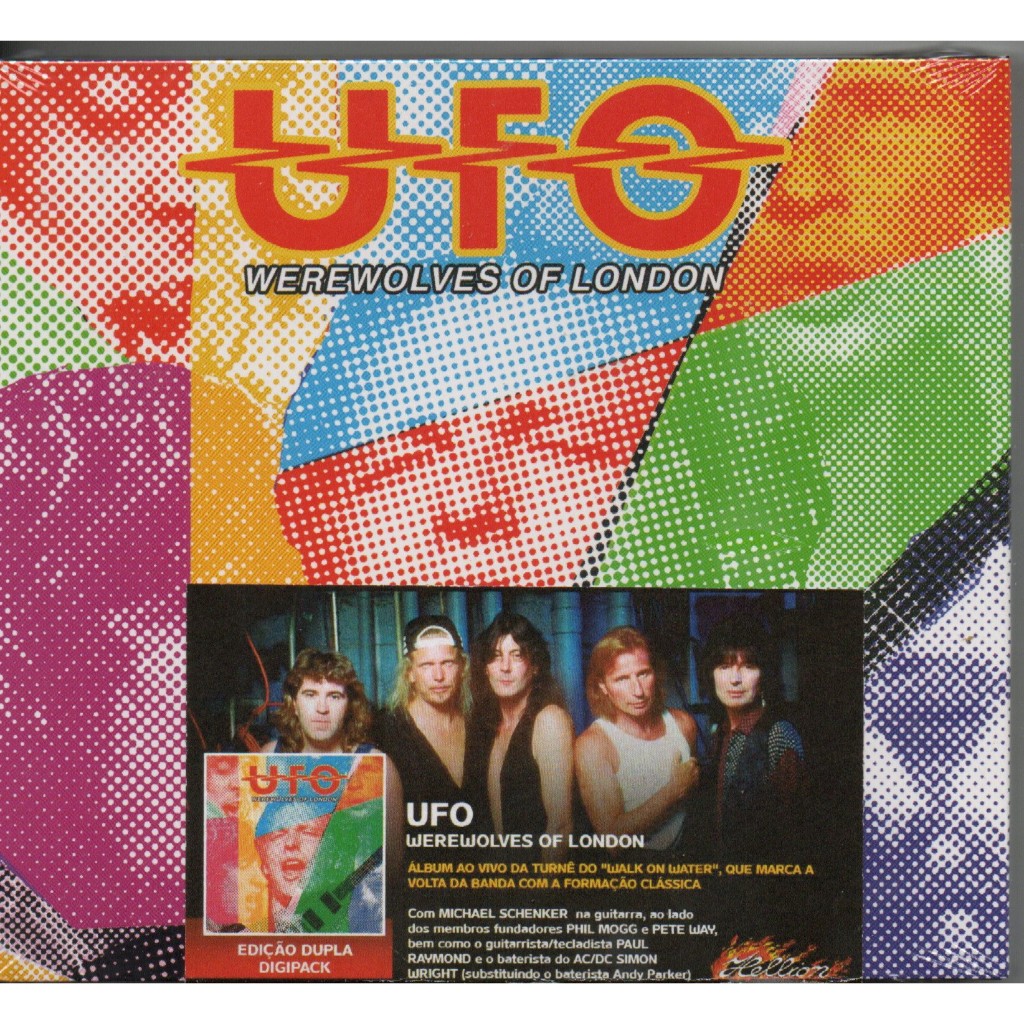 Cd UFO - Werewolves of London Duplo Digipack Nacional (2023) | Shopee Brasil