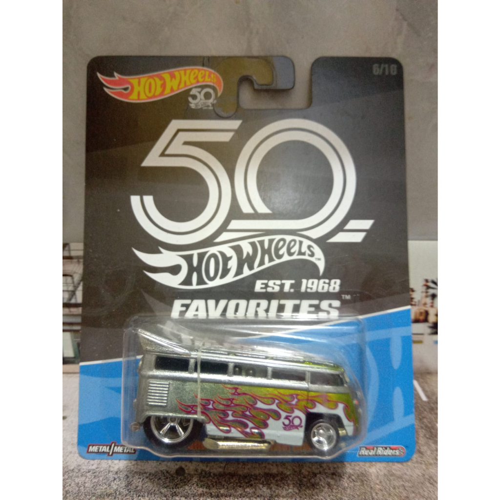 Hot wheels Volkswagen T1 drag Buss Favorites premium (pneus de borracha ...