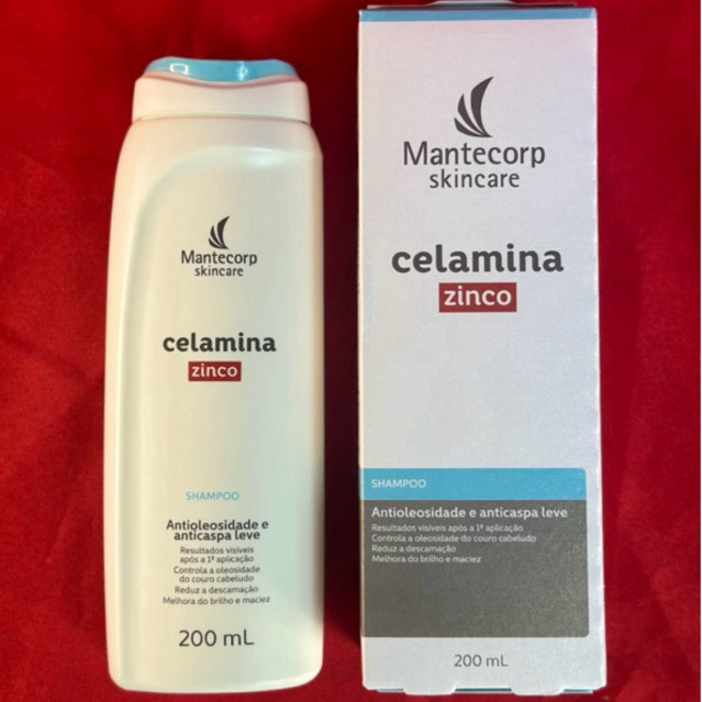 Shampoo Anticaspa e Antioleosidade Celamina Zinco (200ml) | Shopee Brasil