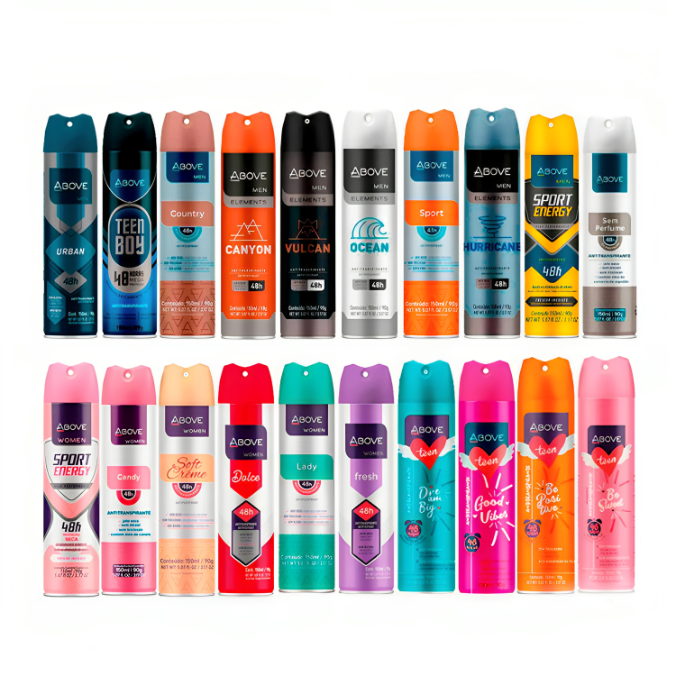 Above Desodorante Aerosol Masculino e Feminino - 150ml | Shopee Brasil