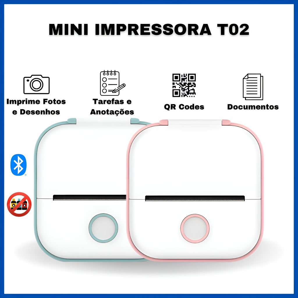 Mini Impressora Etiquetadora Bluetooth Wifi, Anotações e Imagem ...