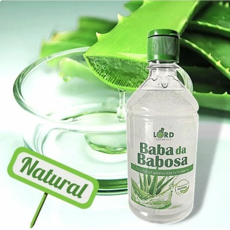 Baba da Babosa (Aloe Vera) Alta Performance 500ml Tratamento Cabelos e ...