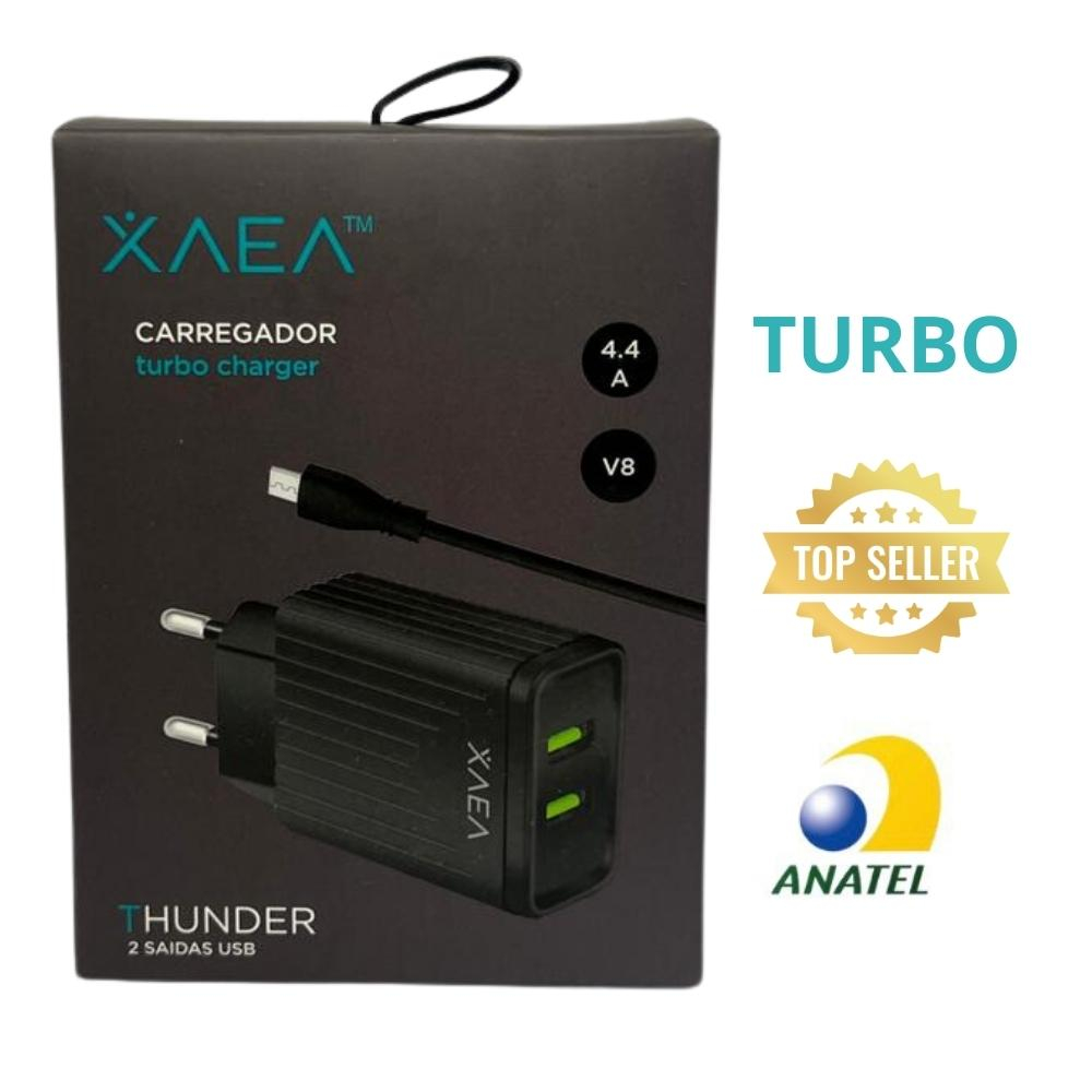 Carregador V8 Turbo Xaea completo | Shopee Brasil