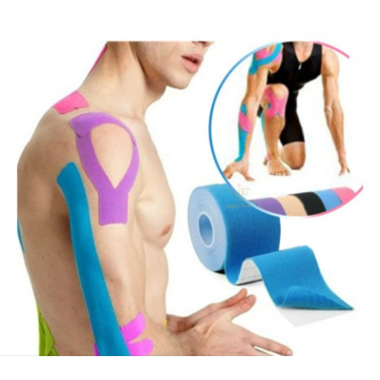 Fita Knesio Tape Bandagem adesiva funcional alivia a dor lesão atleta | Shopee Brasil
