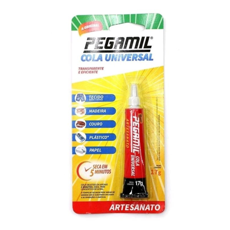 COLA UNIVERSAL PEGAMIL TRANSPARENTE E EFICIENTE SECA EM 5 MINUTOS ...