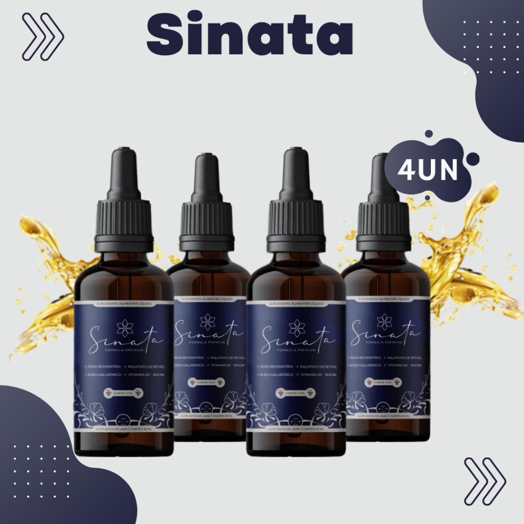 Mega Oferta 4 Sinata Original 30ML | Shopee Brasil