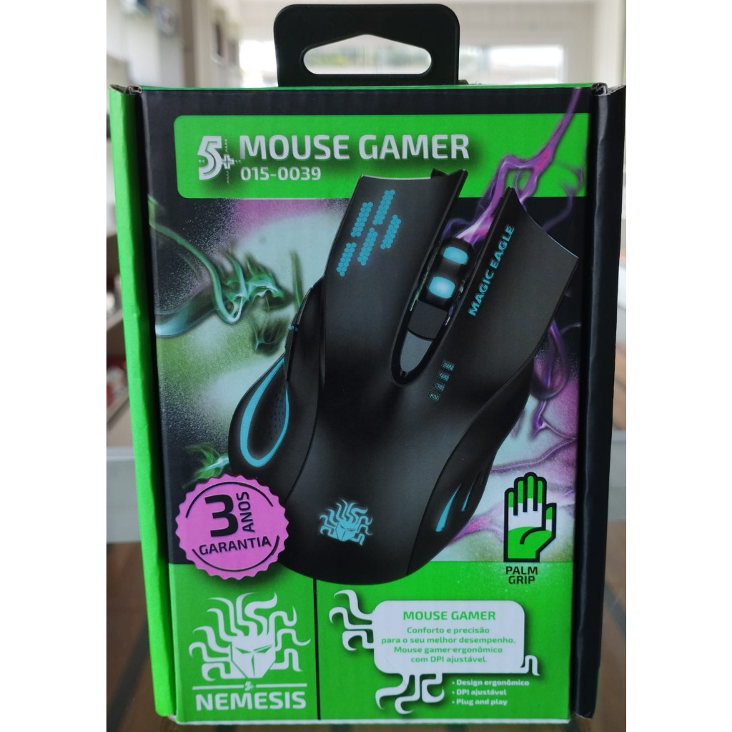 Mouse Gamer 5+ Nemesis 015-0039 | Shopee Brasil