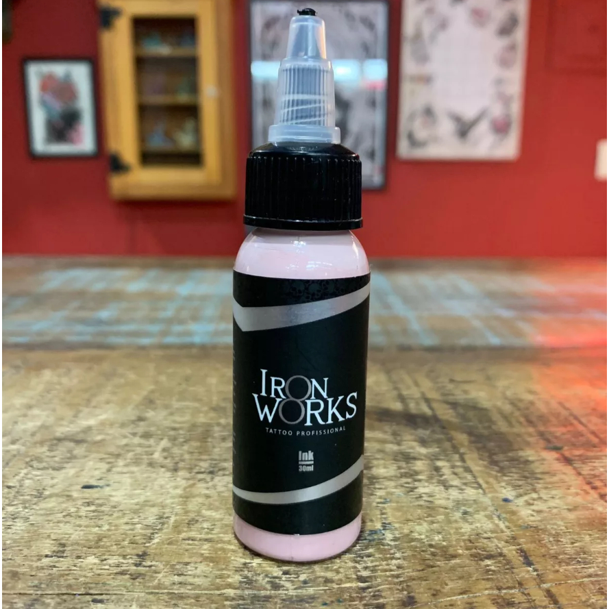 Tinta cor de Pele Iron Works 30ml Para Tatuagem Dermopigmentação ...