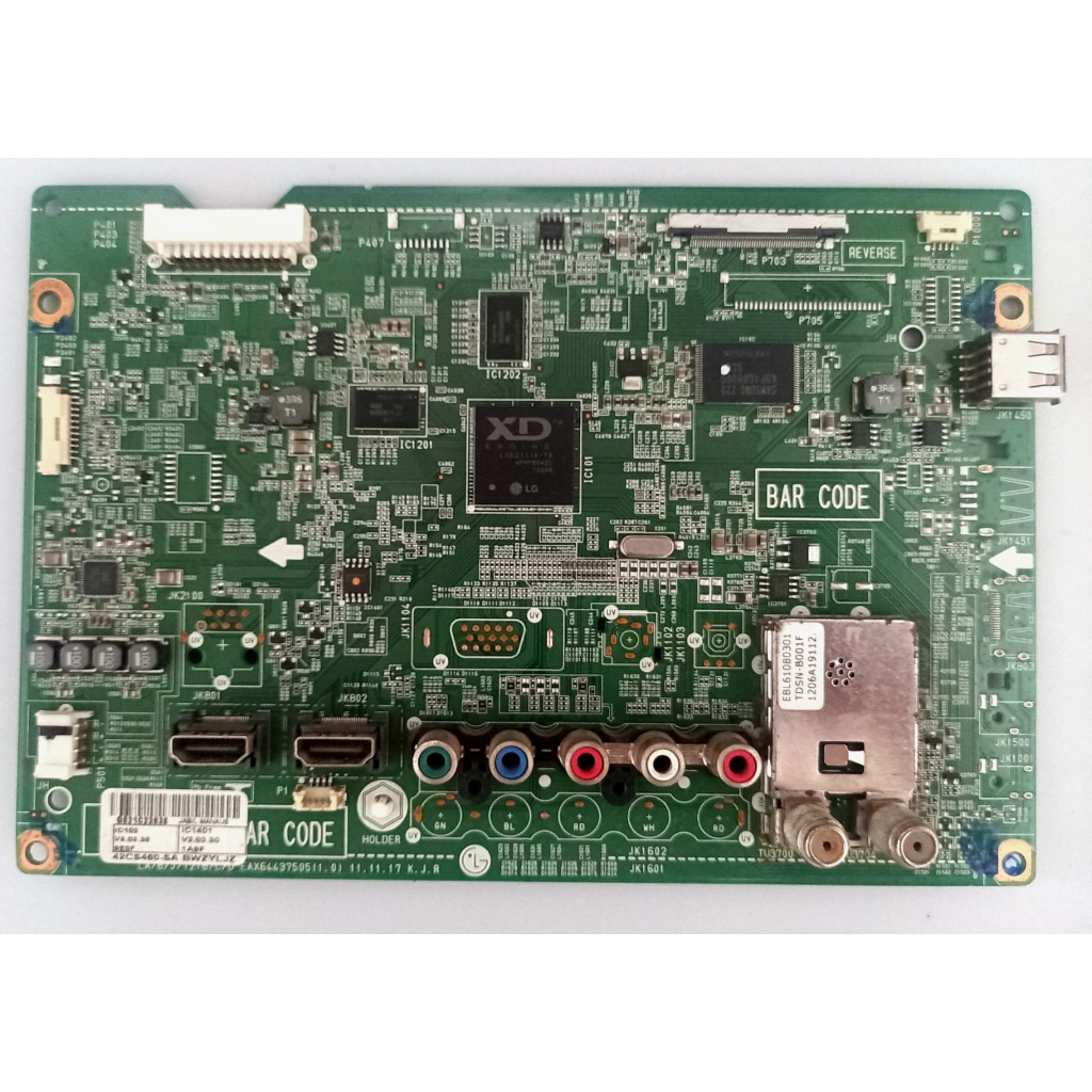 placa principal tv lg 42cs460-sa eax64437505(1.0) | Shopee Brasil