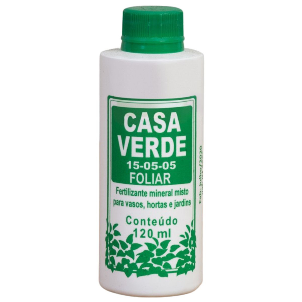 Fertilizante Liquido Concentrado Casa Verde Foliar 120ml - Dimy ...