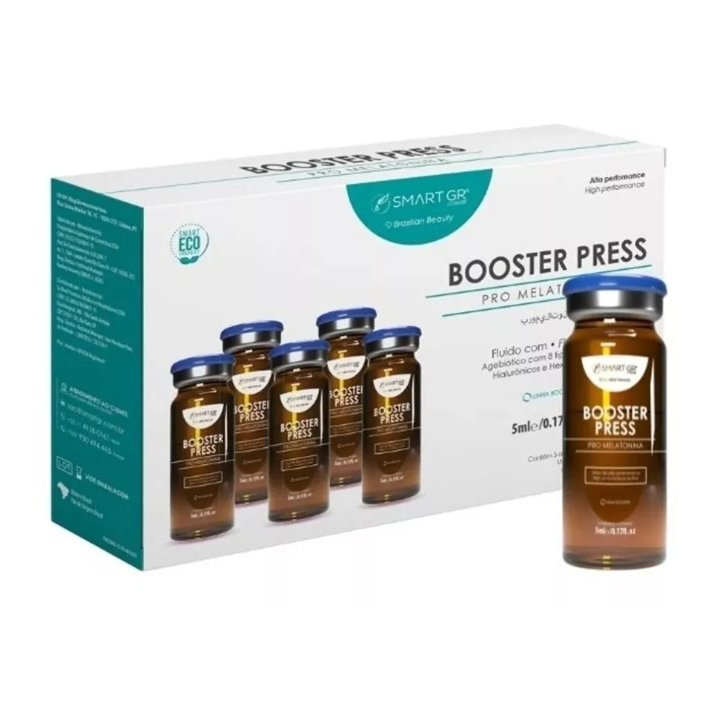 Fluído Booster Press Smart Gr - 5 Frascos 5ml - Escorrega o Preço