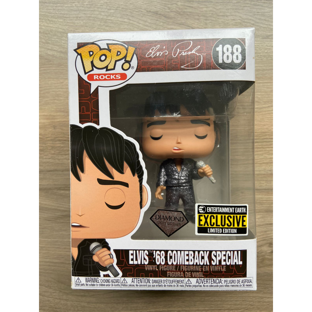 FUNKO POP ELVIS' 68 COMEBACK SPECIAL - DIAMOND COLLECTION - EXCLUSIVE ...
