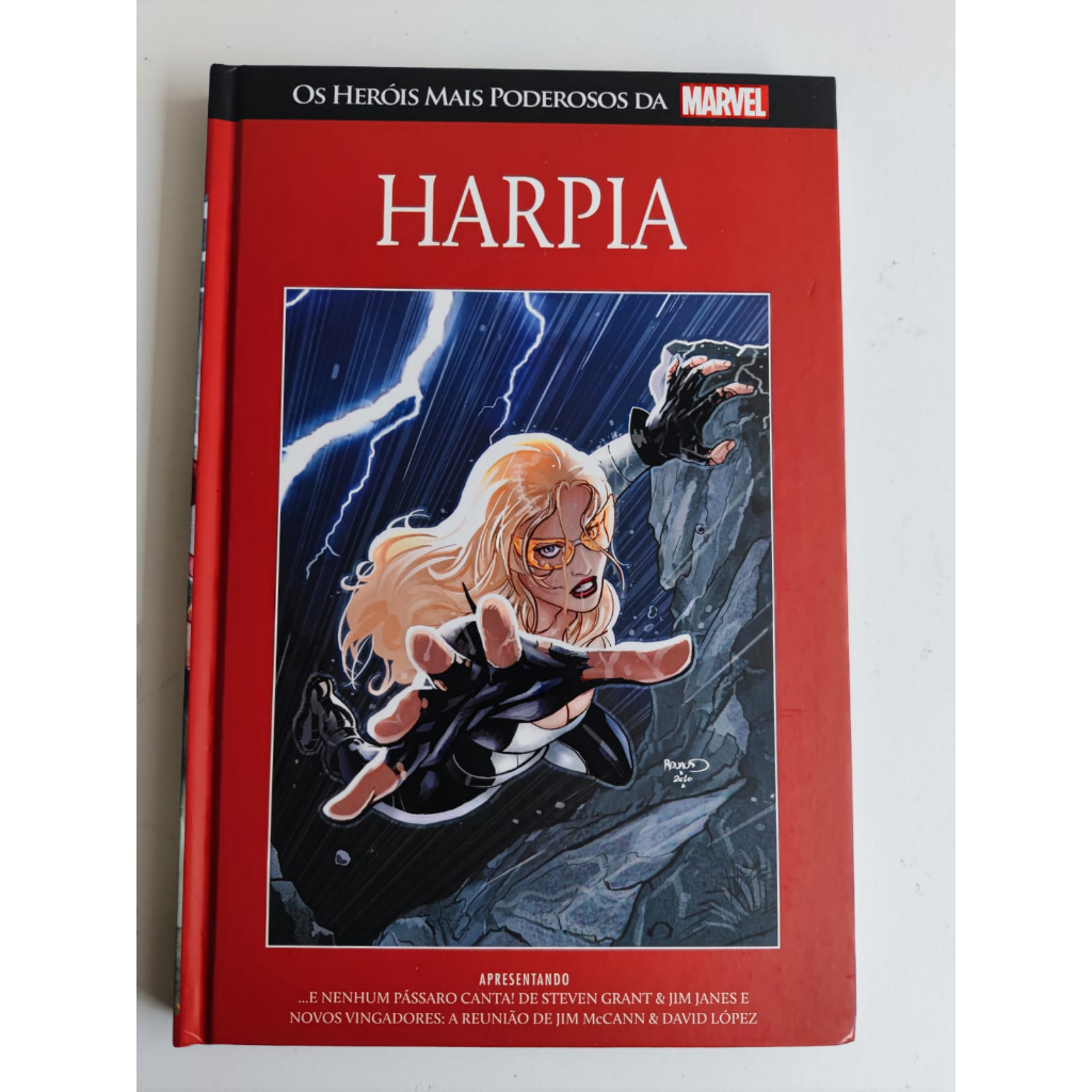 HQ Os Heróis Mais Poderosos da Marvel (Salvat capa Vermelha Nº 28) Harpia | Shopee Brasil