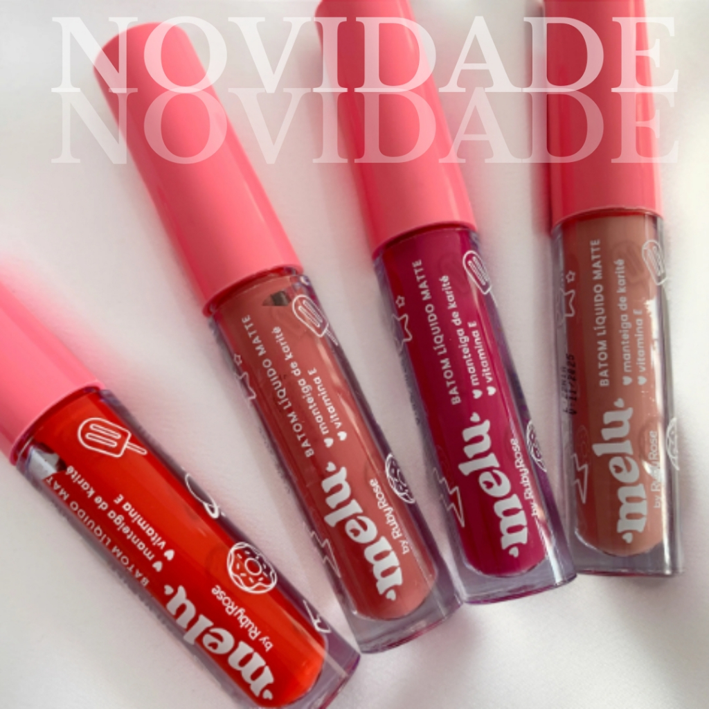 Batom Liquido Matte Melu By Ruby Rose | Shopee Brasil
