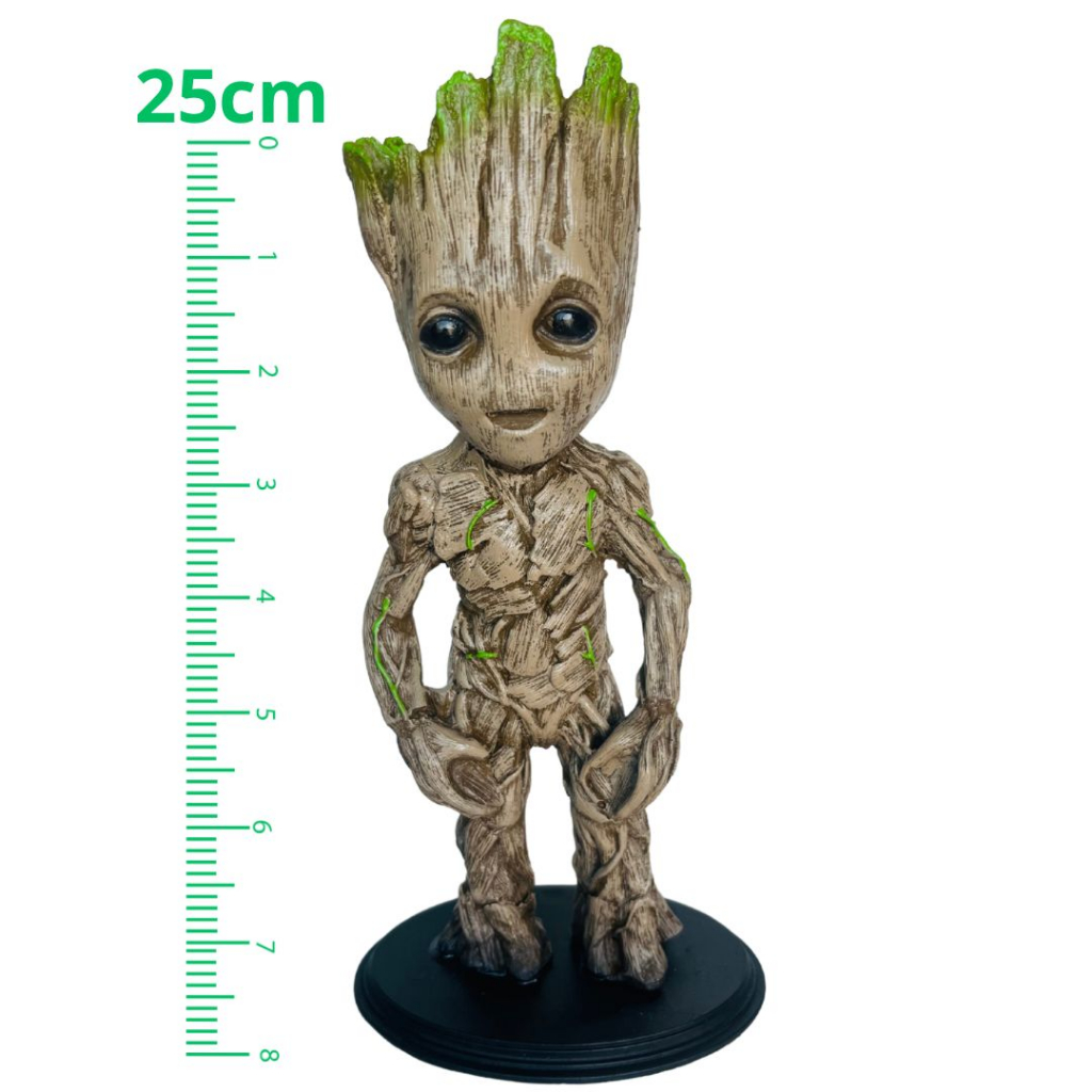 Boneco Colecionável Grande Estatueta Baby Groot Guardiões da Galaxia ...