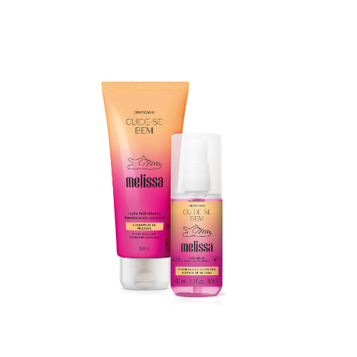 Combo Cuide-se Bem Melissa: Body Splash 60ml + Loção Corporal 200ml ...