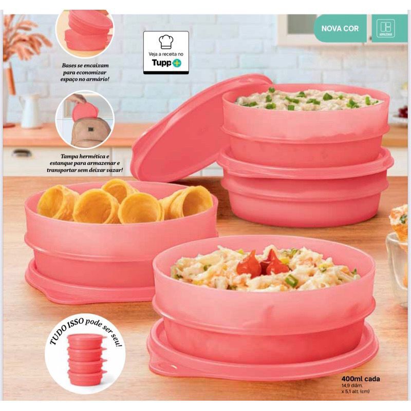 Pote Dinâmico 400 ml Tupperware Original | Shopee Brasil