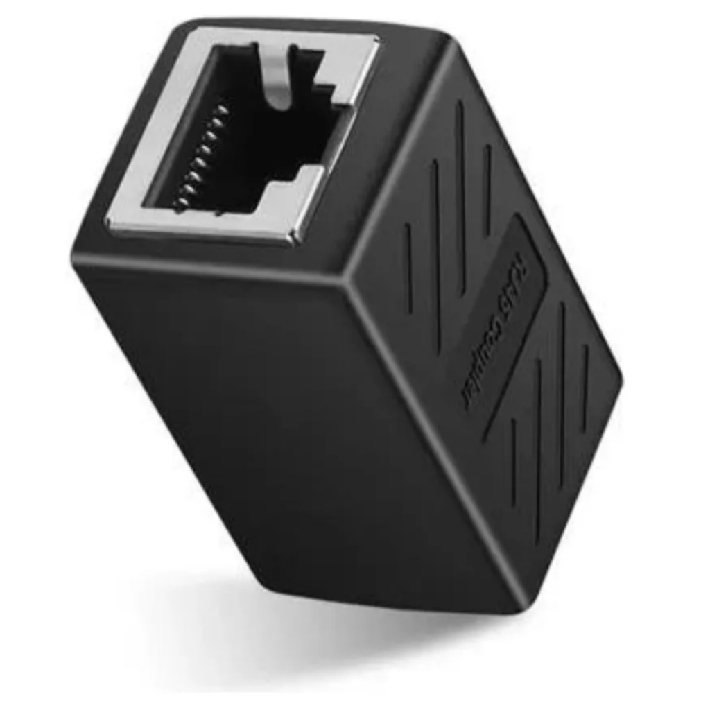 conector extensor emenda rj45 cat5 cat6 cat 7 | Shopee Brasil