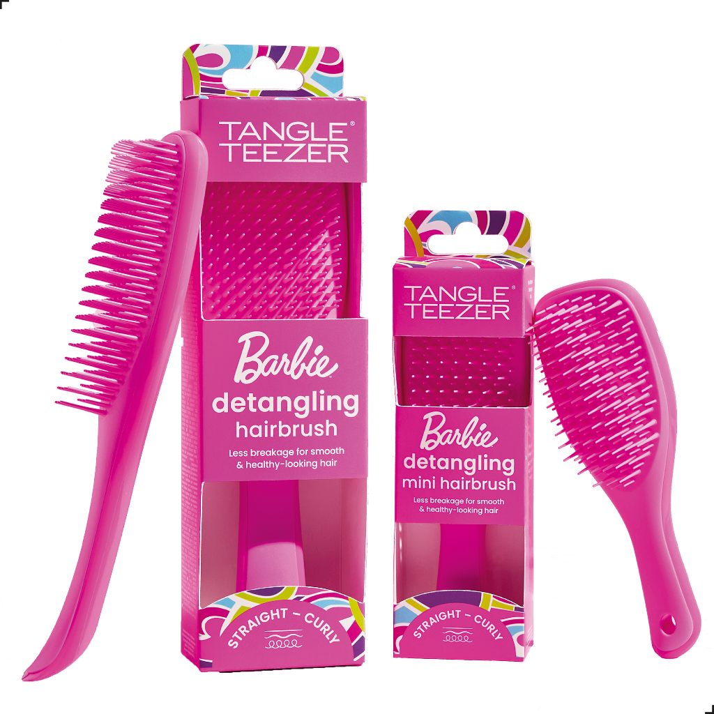 Kit Escovas Tangle Teezer Ultimate Detangler Ed. Barbie Desembaraçar ...
