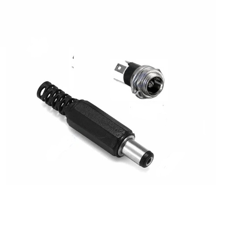 Conector Plug Jack Macho e Fêmea Para Projetos Em Eletrônica, Arduino ...